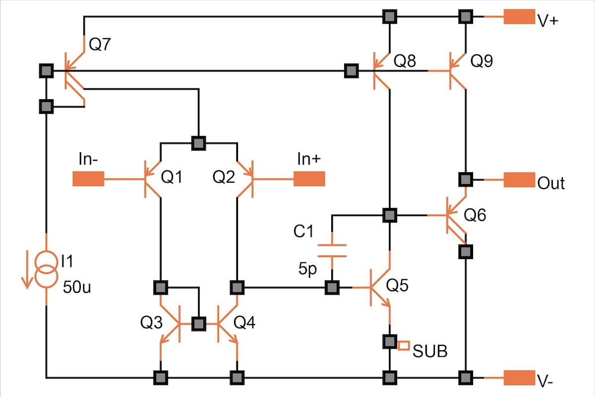 Improving Bipolar Op Amp Circuits | Operational Amplifiers ...