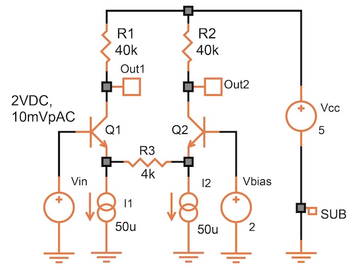 Differential Pair Amplifiers | Differential Pairs | Electronics Textbook