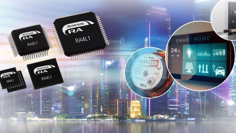 Renesas Packs Capacitive Touch, Segment LCD, and Security Into MCU - News