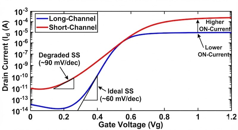 Nanoscale SCE: Electrostatic Challenges and FinFET/GAA Mitigation ...
