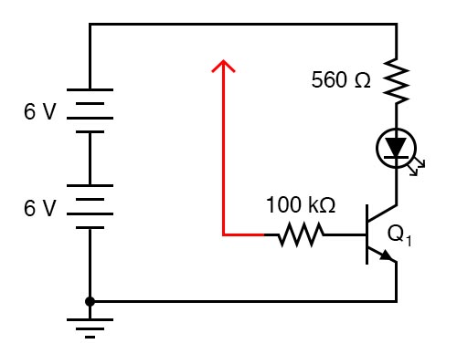 Switching Transistor Circuit Diagram