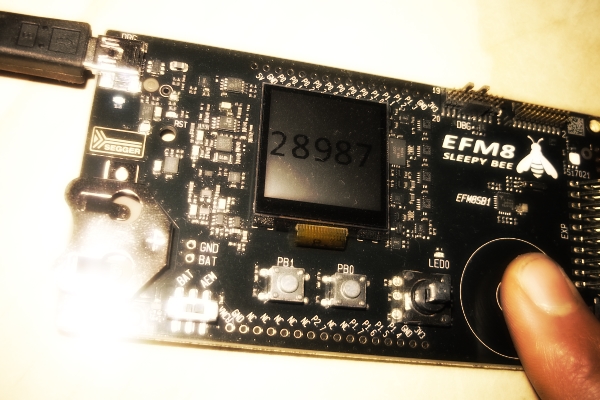 Capacitive Touch Sensing with an EFM8 Microcontroller - Projects