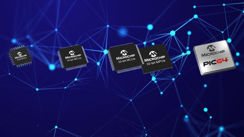 Microchip Now Offers Full Microprocessor Spectrum, From 8- to 64-bit ...