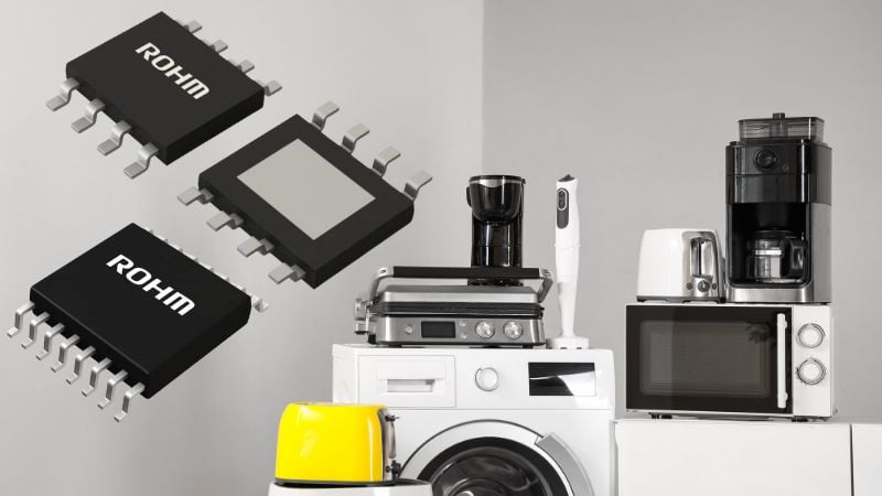 Rohm Expands DC Motor Driver Lineup for Home and Office Appliances - News