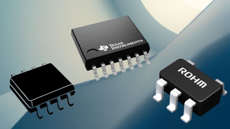 Op Amps From ST, TI, and Rohm Vault Analog Design Challenges - News