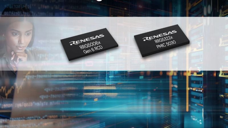 Renesas DDR5 Registered Clock Driver Breaks Glass Ceiling for Data ...