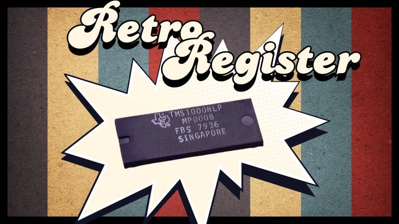 Texas Instruments TMS1000: When Control Logic Fit on One Chip - News